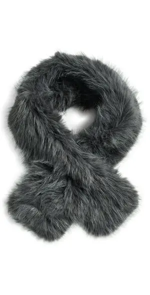 Hat Attack Foxy Pull Thru Scarf - Grey