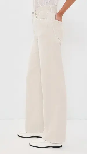 AGOLDE Ren High Rise Wide Leg Corduroy Pants