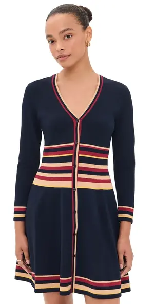 Shoshanna Pauli Dress - Navy Multi