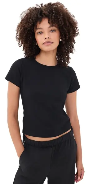 Year Of Ours Cotton Essential Tee - Black