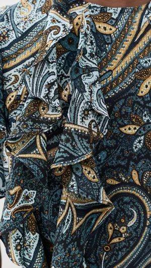 Ulla Johnson Ameline Silk Dress - Prussian