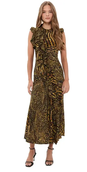 Ulla Johnson Ameline Silk Dress - Wren