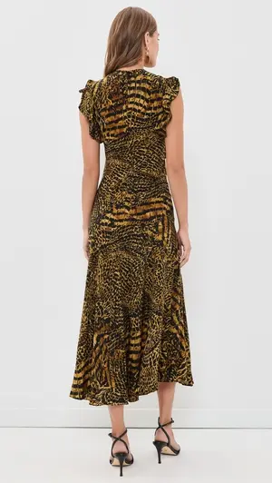 Ulla Johnson Ameline Silk Dress - Wren