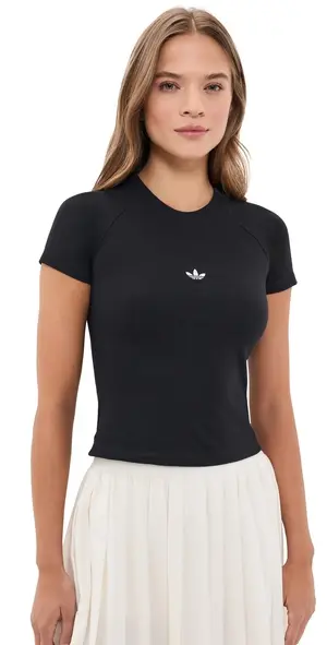 Adidas Essentials Slim Tee - Black