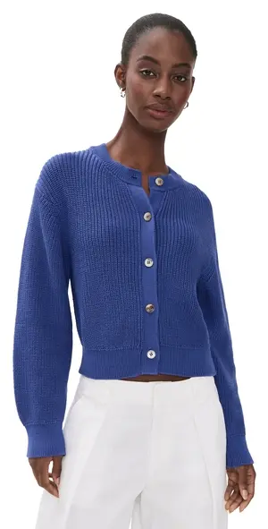 Free People Vienna Cardigan - Blue Beam