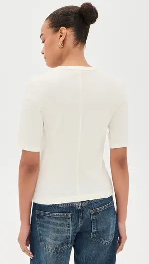PISTOLA Melika Quarter Sleeve Crew Neck Tee