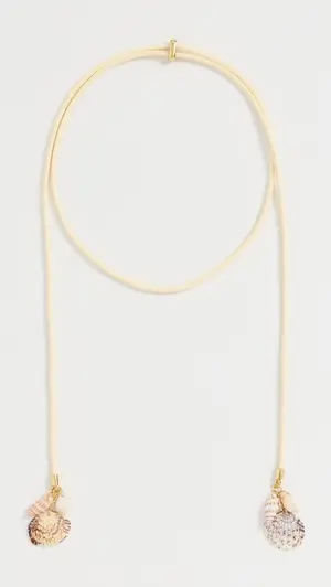LOGAN TAY Shell Drop Wrap Necklace