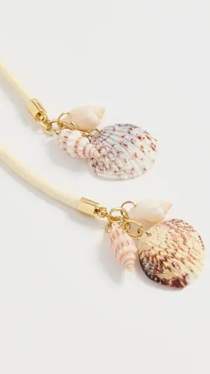 LOGAN TAY Shell Drop Wrap Necklace