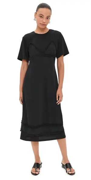 Ulla Johnson Tallis Cotton Dress - Noir