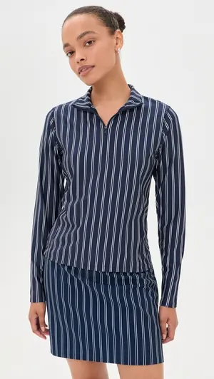 Rlx Ralph Lauren Mock Neck Half Zip Pullover