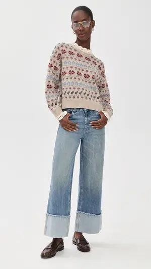 Sea Zayna Denim Straight Leg Jeans