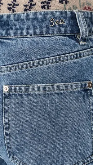 Sea Zayna Denim Straight Leg Jeans