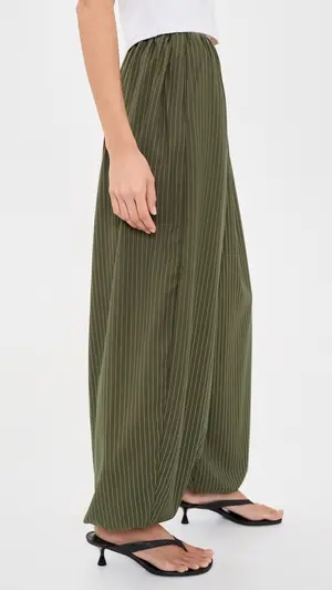 MUSE ASSEMBLY Eva Pinstripe Trousers