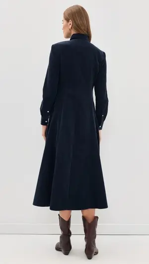 Polo Ralph Lauren Corduroy Collared Shirt Dress
