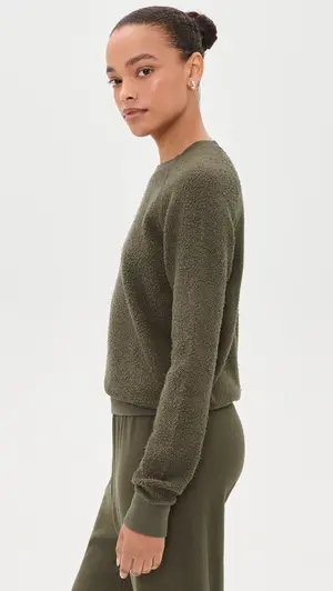PERFECTWHITETEE Inside Out Fleece Shrunken Sweatshirt