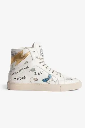 Zadig&Voltaire Zv1747 High High-top Trainers - Flash