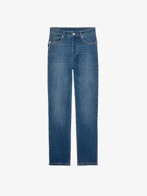 Zadig&Voltaire Faded Denim Straight-cut Jeans