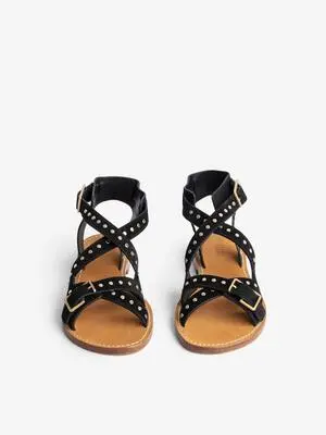 Zadig&Voltaire Cecilia Studs Caprese Sandals
