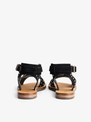 Zadig&Voltaire Cecilia Studs Caprese Sandals