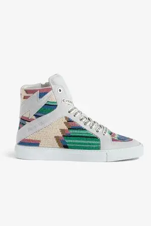 Zadig&Voltaire Zv1747 High Flash High-top Trainers - White