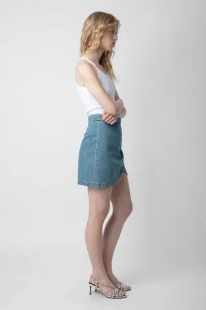 Zadig&Voltaire Julipe Denim Skirt