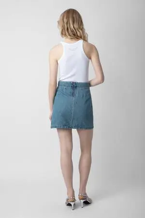 Zadig&Voltaire Julipe Denim Skirt