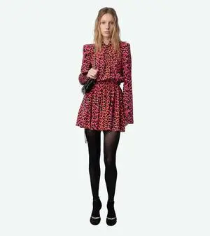 Zadig&Voltaire Ryde Leopard Silk Dress