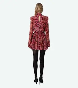 Zadig&Voltaire Ryde Leopard Silk Dress