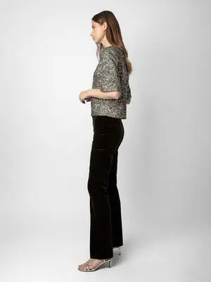 Zadig&Voltaire Tytane Sequin Blouse