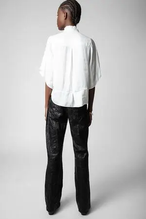 Zadig&Voltaire Taro Satin Top
