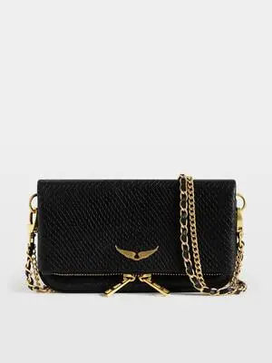 Zadig&Voltaire Rock Mini Soft Wild Clutch