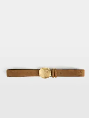 Zadig&Voltaire Colter Suede Belt - Cognac