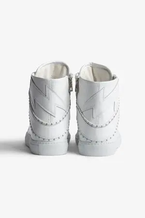 Zadig&Voltaire Zv1747 High Flash Studded Sneakers