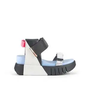 United Nude Delta Run Skyway Mix Platform Sandal