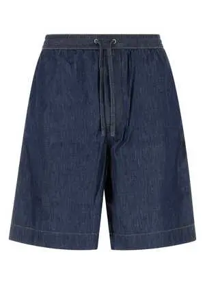 Loewe Chambray Bermuda Shorts - Blue
