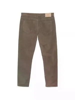 PT TORINO Corduroy Tapered Trousers - Brown