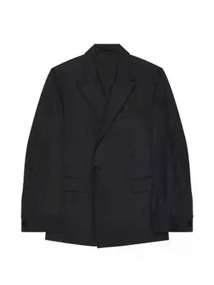 Givenchy Couture Seam Double-breasted Regular Jacket In Poplin