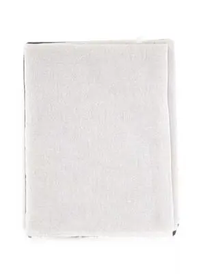GRAN SASSO Fringed Lightweight Scarf - Neutrals