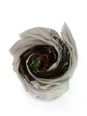 Faliero Sarti Protea Frayed-edge Scarf