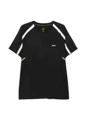 BOSS Logo-print Panelled T-shirt