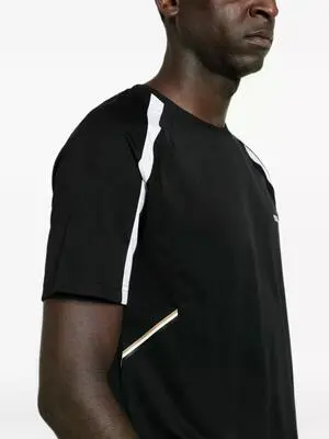 BOSS Logo-print Panelled T-shirt