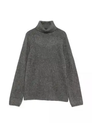 P.a.r.o.s.h Roll-neck Knitted Sweater - Grey
