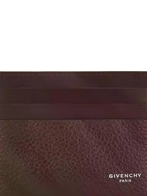 Givenchy Card Holder In Grained Leather