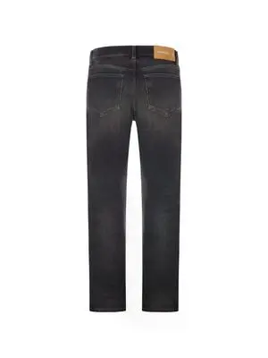 HAIKURE Faded-effect Straight-leg Jeans