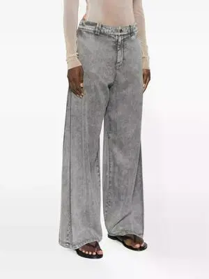Patrizia Pepe Pleated Wide Leg Trousers