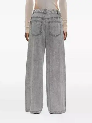 Patrizia Pepe Pleated Wide Leg Trousers