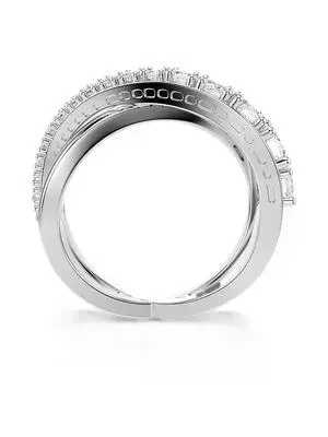 SWAROVSKI Hyperbola Crystal-embellished Crossover Ring