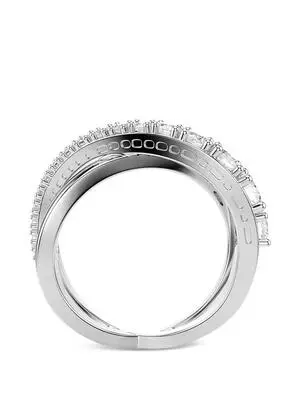 SWAROVSKI Crystal-embellished Crossover Ring