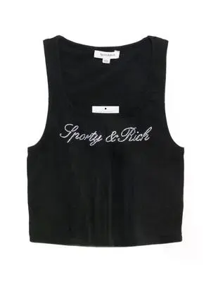 Sporty & Rich Ribbed Camis Tanks For Women