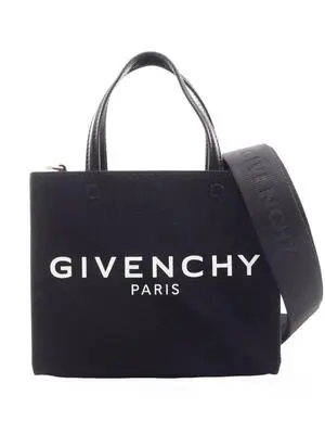 Givenchy 2010-2026 Mini Canvas G Tote Satchel - Black